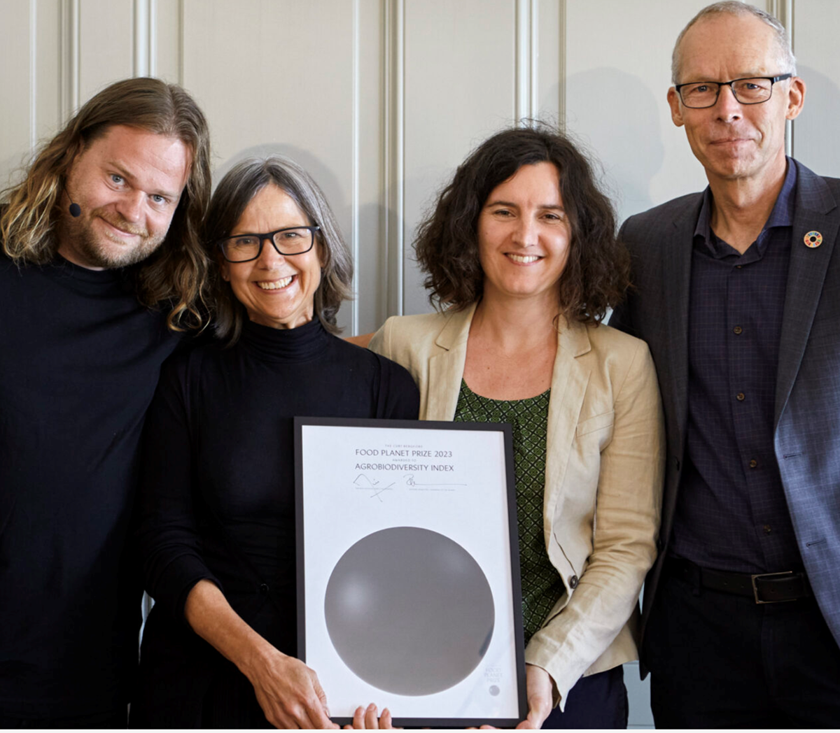 The Agrobiodiversity Index wins the world’s biggest environmental award ...