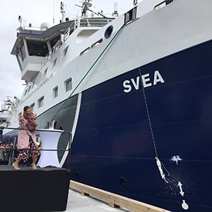 Watch the film from R/V Svea's ceremonial naming | Medarbetarwebben