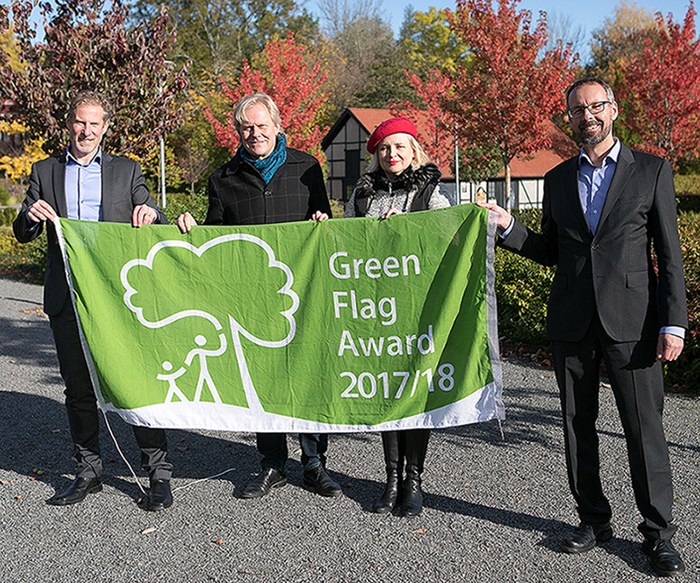 Nu vajar den gröna flaggan över Campus Ultuna | Medarbetarwebben
