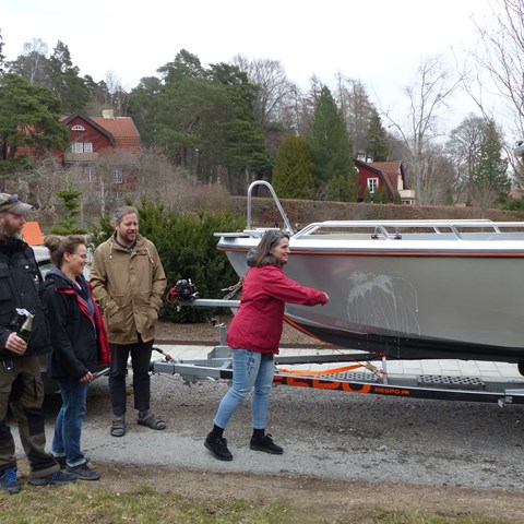 Ancylus II – the new Lake Mälaren sampling boat | Medarbetarwebben