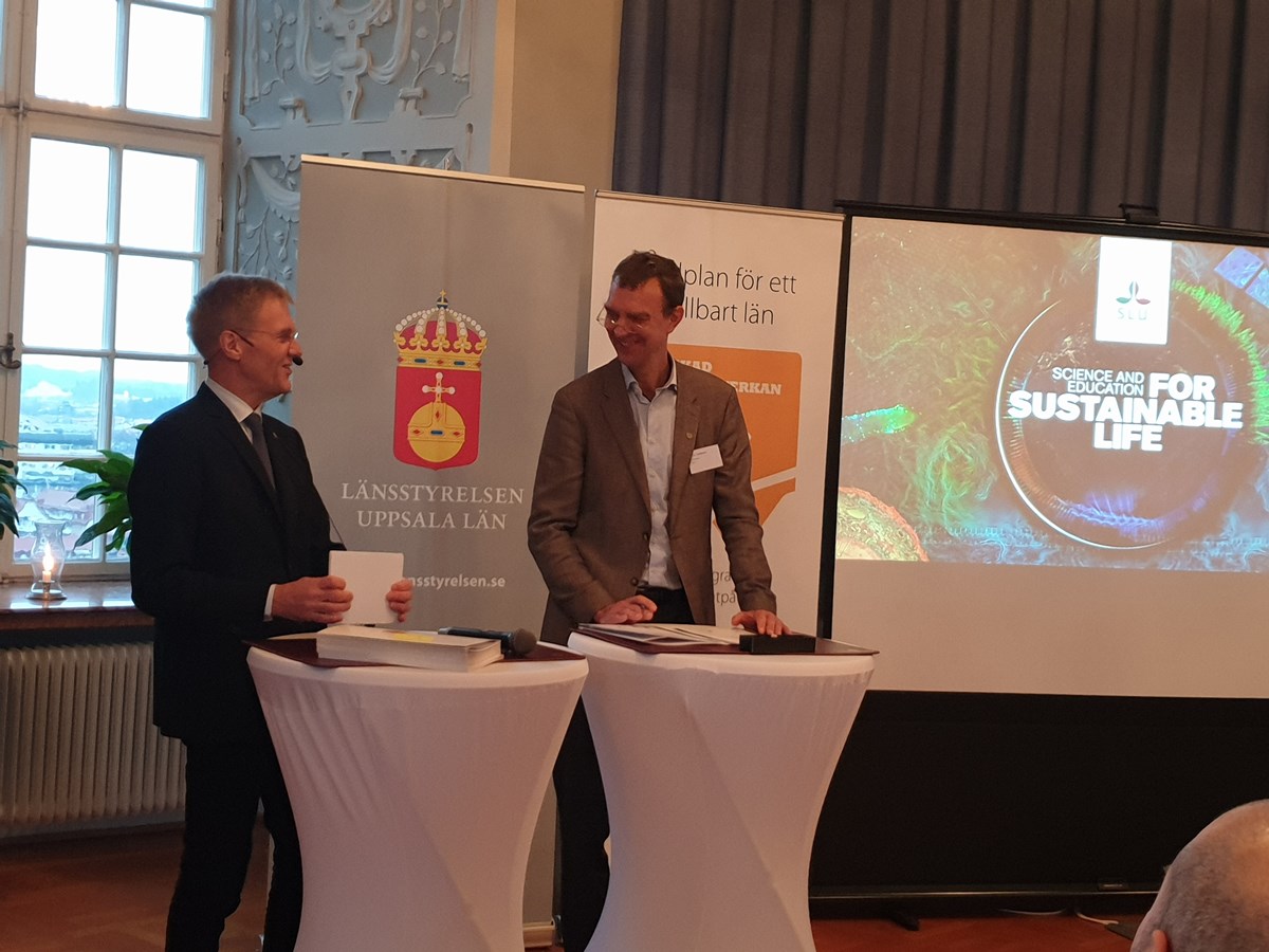 SLU took the Uppsala County Administrative Board´s sustainability ...